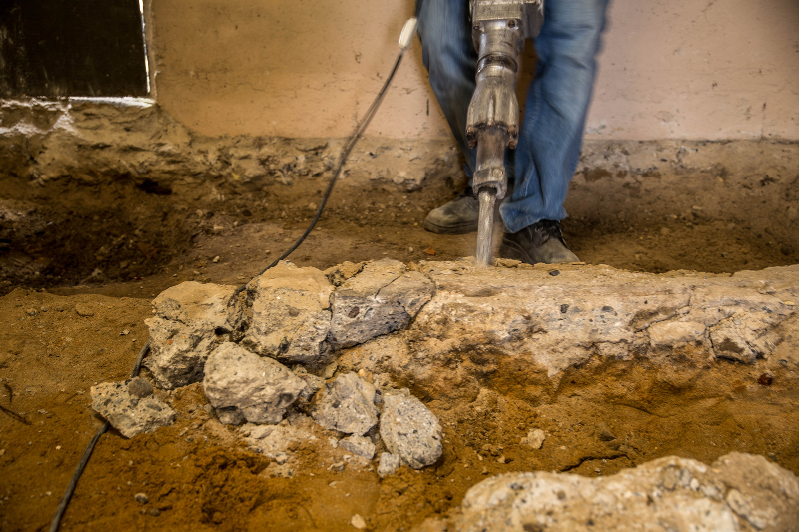 break up concrete Troubles? We Smash, You Relax | Trenching & Tunneling ...